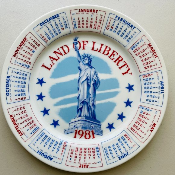 American Vintage | Accents | Land Of Liberty 981 Calendar Collectors ...
